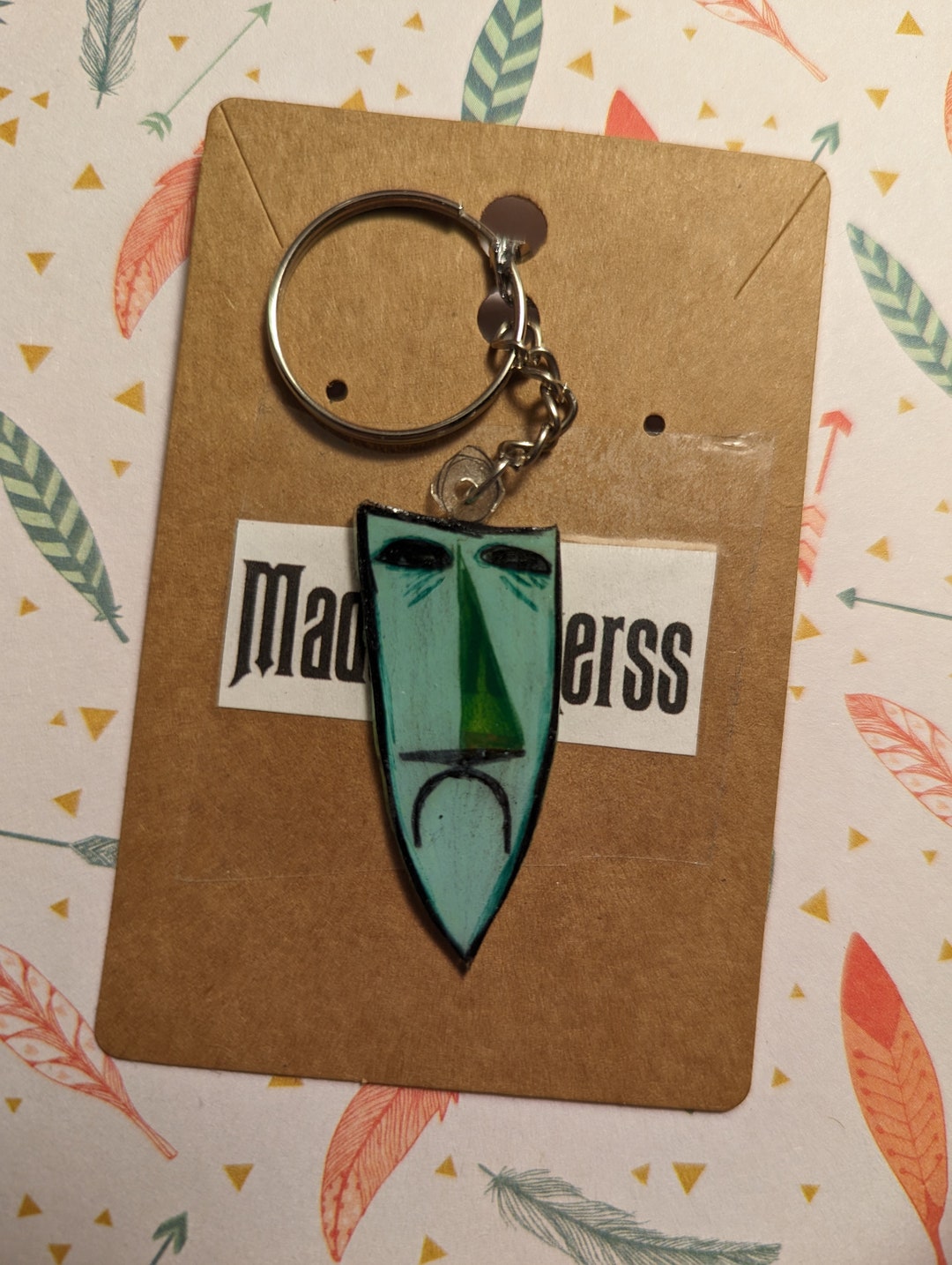 Shock Mask Key Chain - Etsy