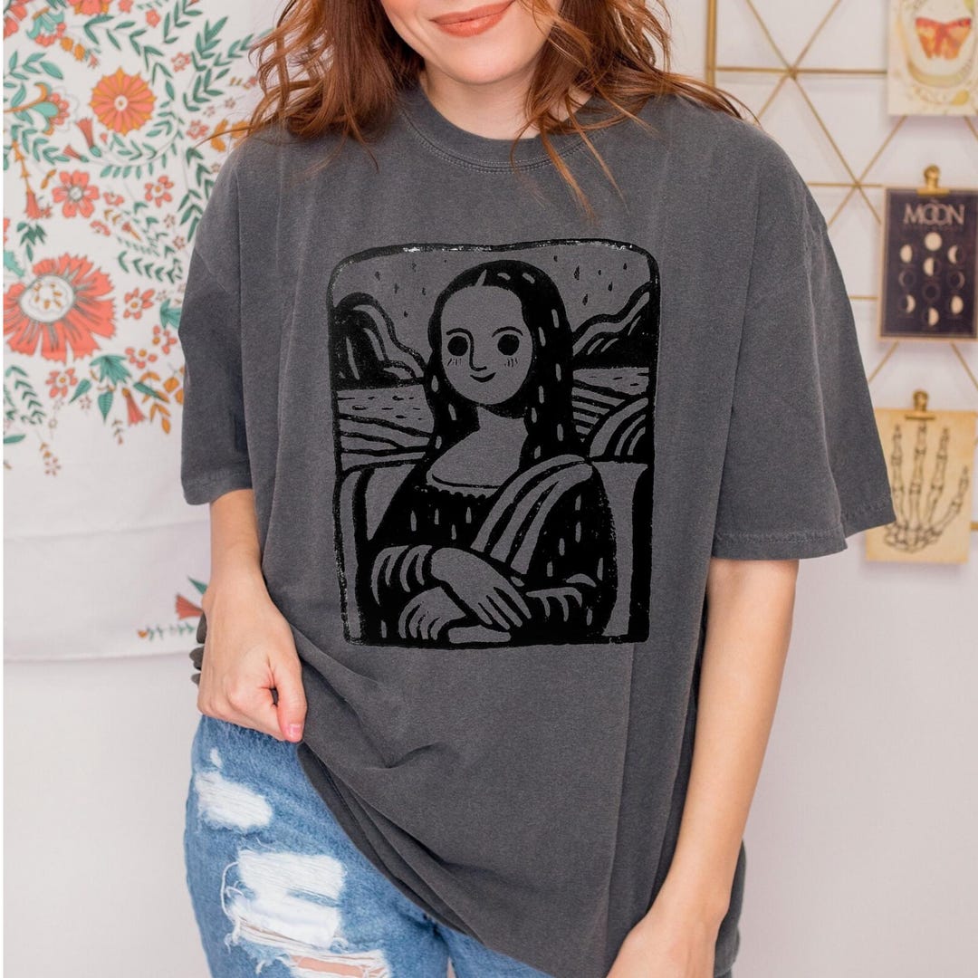 Comfort Colors® Mona Lisa Shirt, Funny Mona Lisa Shirt, Women's Rights ...