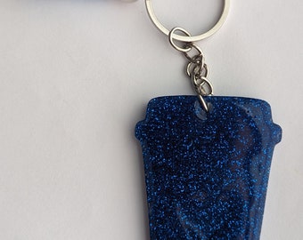 Mini Coffee Cup Keychain - Etsy