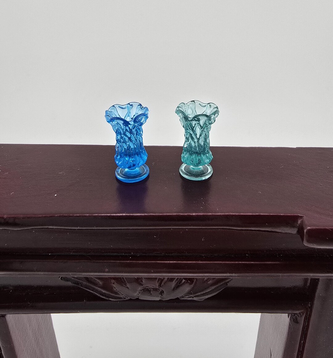 Pick Your Color! Miniature Cast Resin Cut Vase Ruffled Edge 1:12 - Etsy