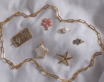 Charm Necklaces - Etsy UK