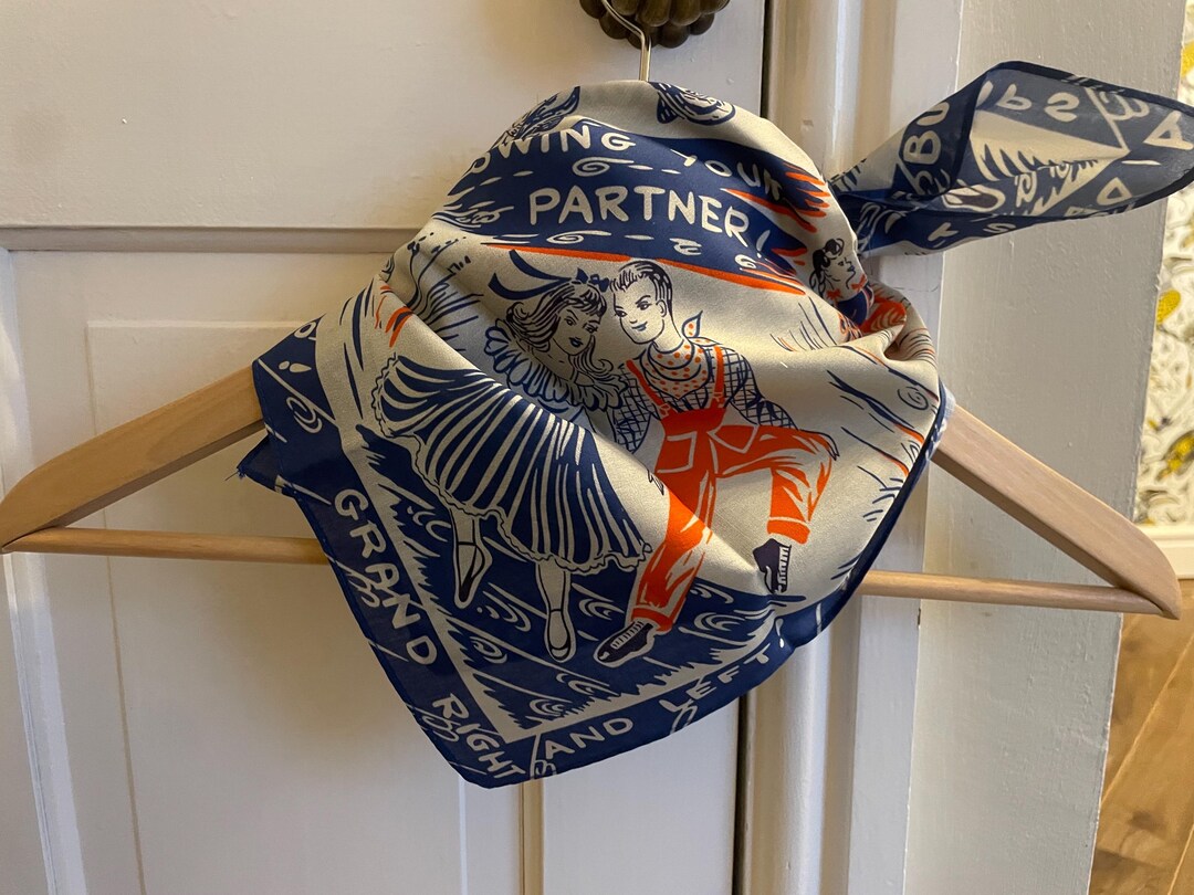 Country Western Square Dancing Cotton Bandanas Squares Free UK Postage ...