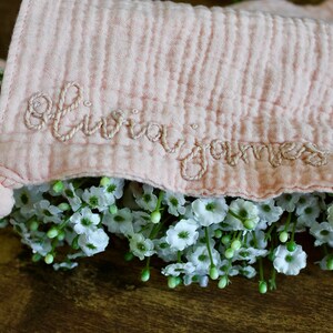 Hand Embroidered Muslin Lovey Doll - Etsy