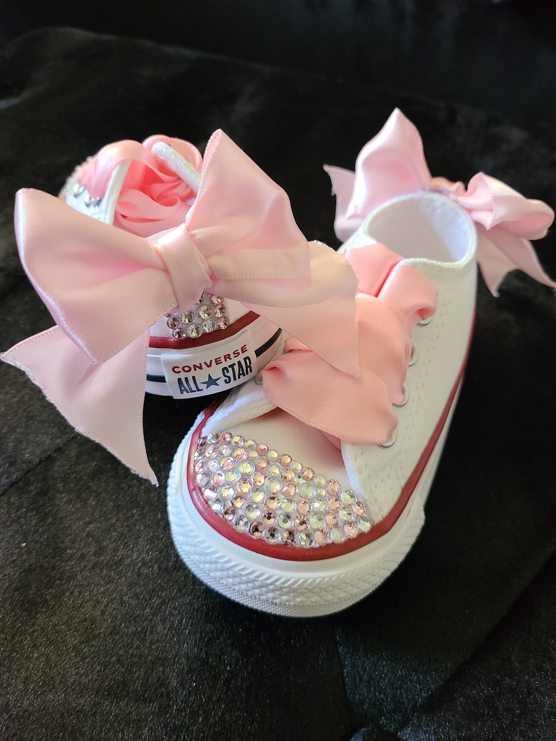 Bling Sneakers, Custom Shoes, Pearl Chucks, Wedding - Etsy