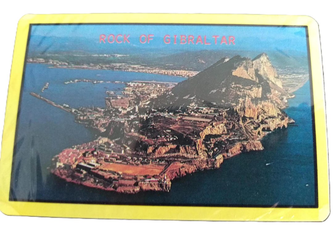 Vintage Collectible Playing Cards. the Rock of Gibraltar. Unused in a ...