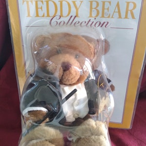 Teddy Bear Collection. Cute Little Vintage Bears. 20cm Tall and Dressed ...