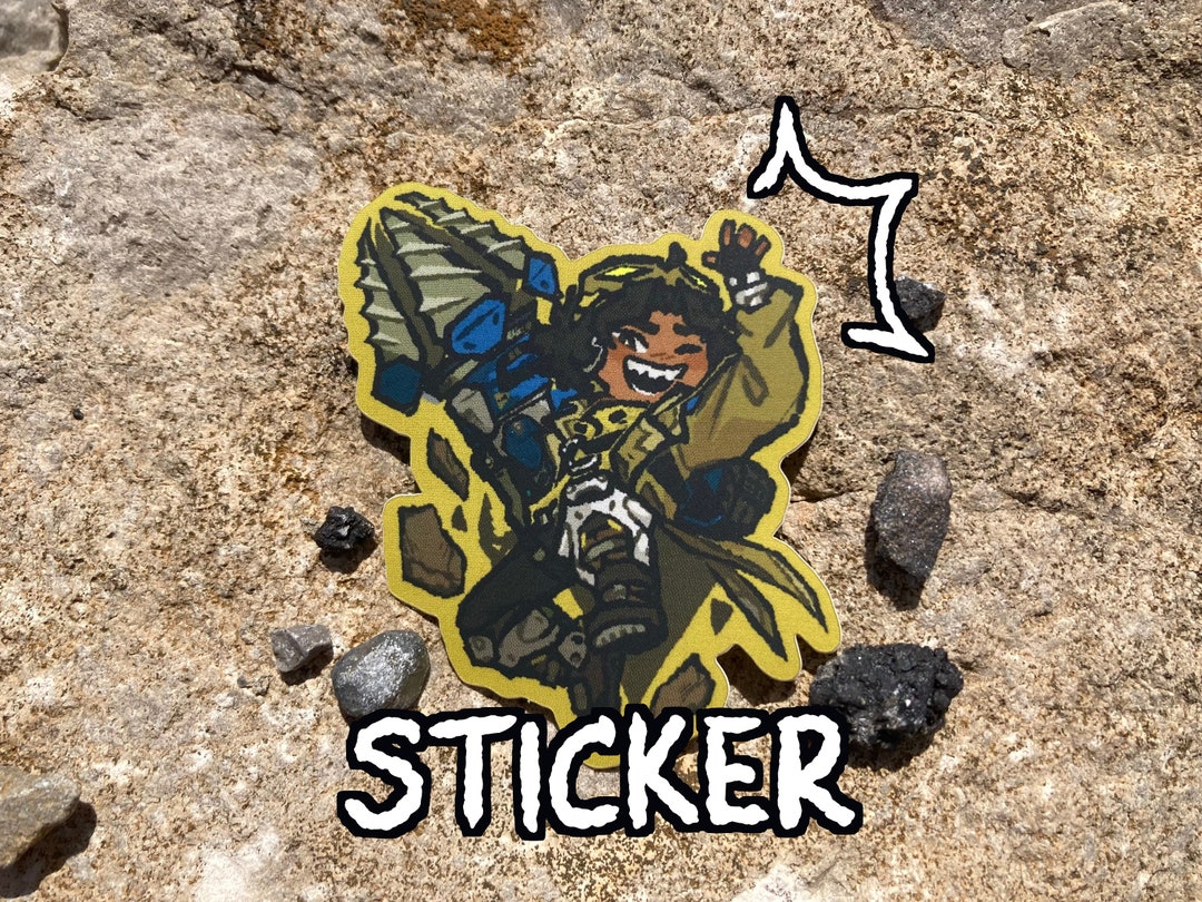 Venture Chibi OW2 Vinyl Stickers - Etsy