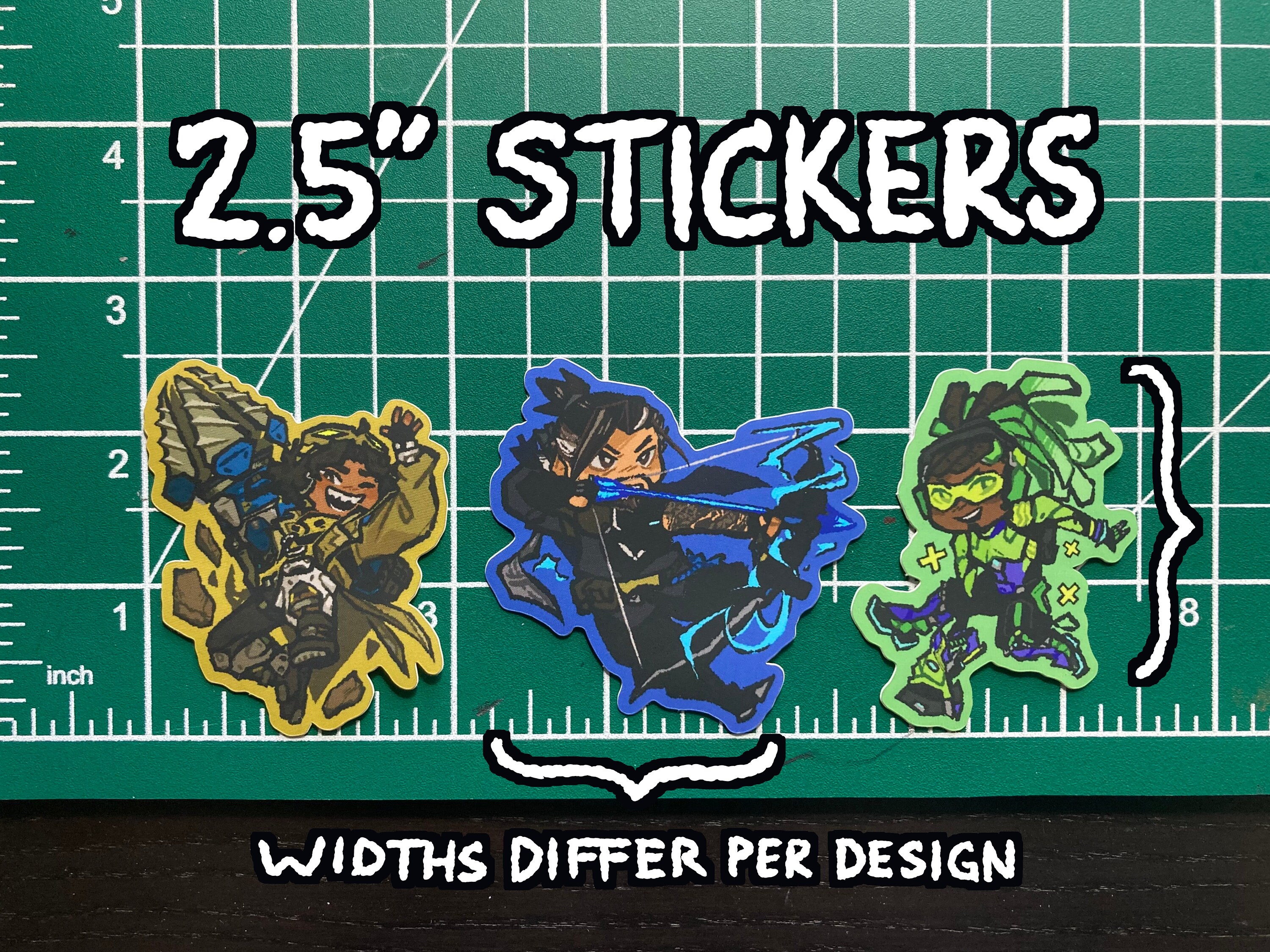 Venture Chibi OW2 Vinyl Stickers - Etsy