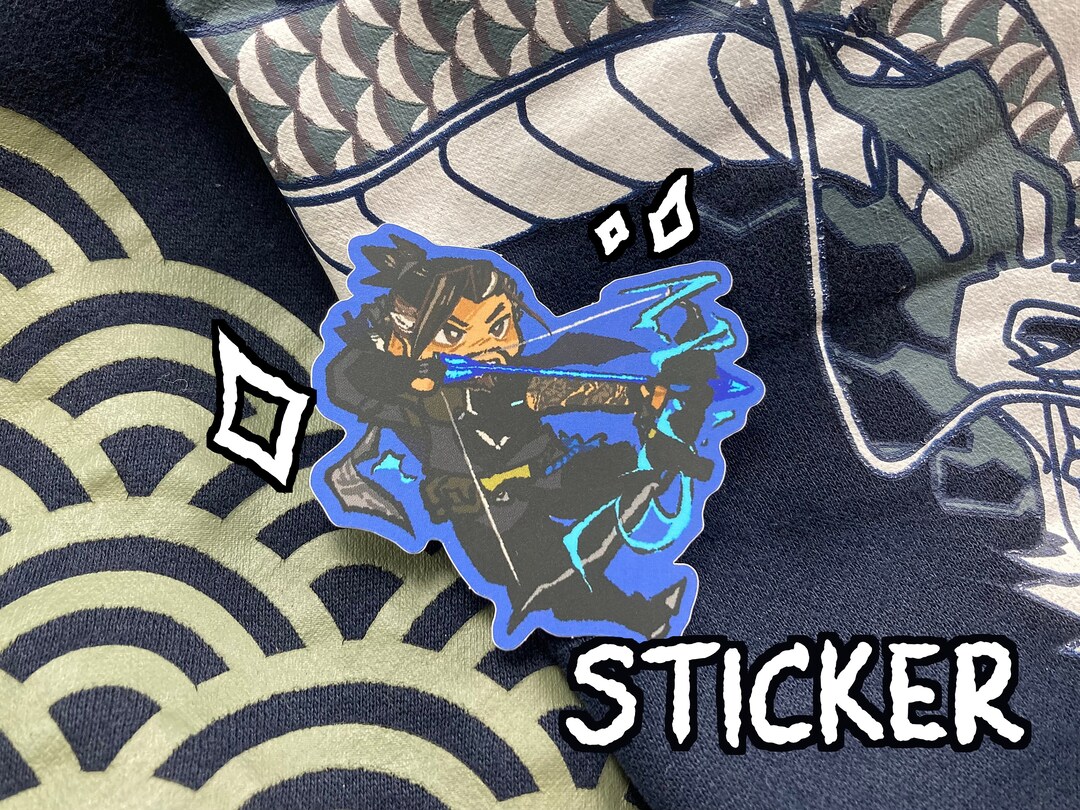 Hanzo Chibi OW2 Vinyl Stickers - Etsy