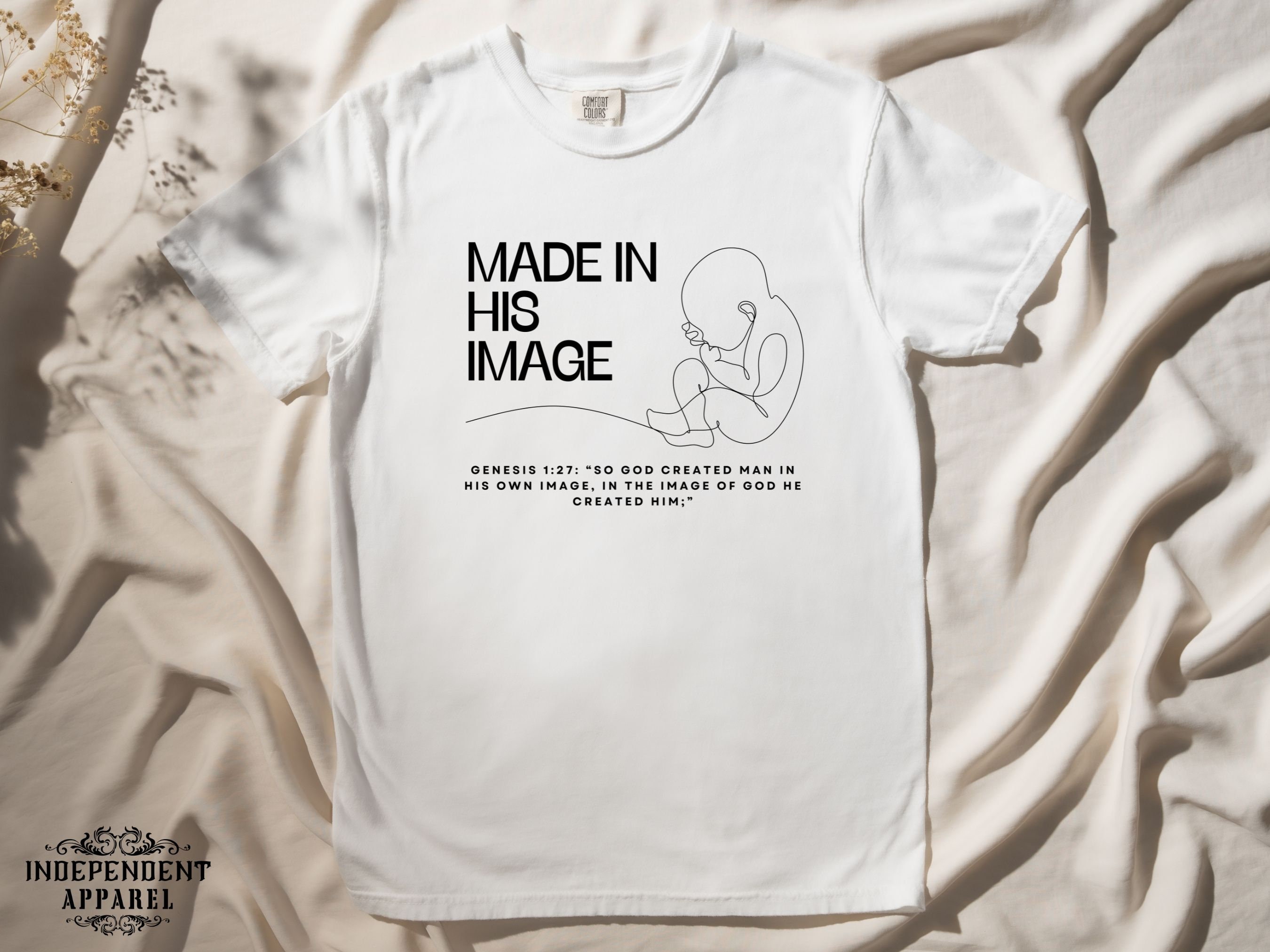 Pro Life Bible Verse Tshirt Pro-life Anti Abortion Shirt Choose Life ...