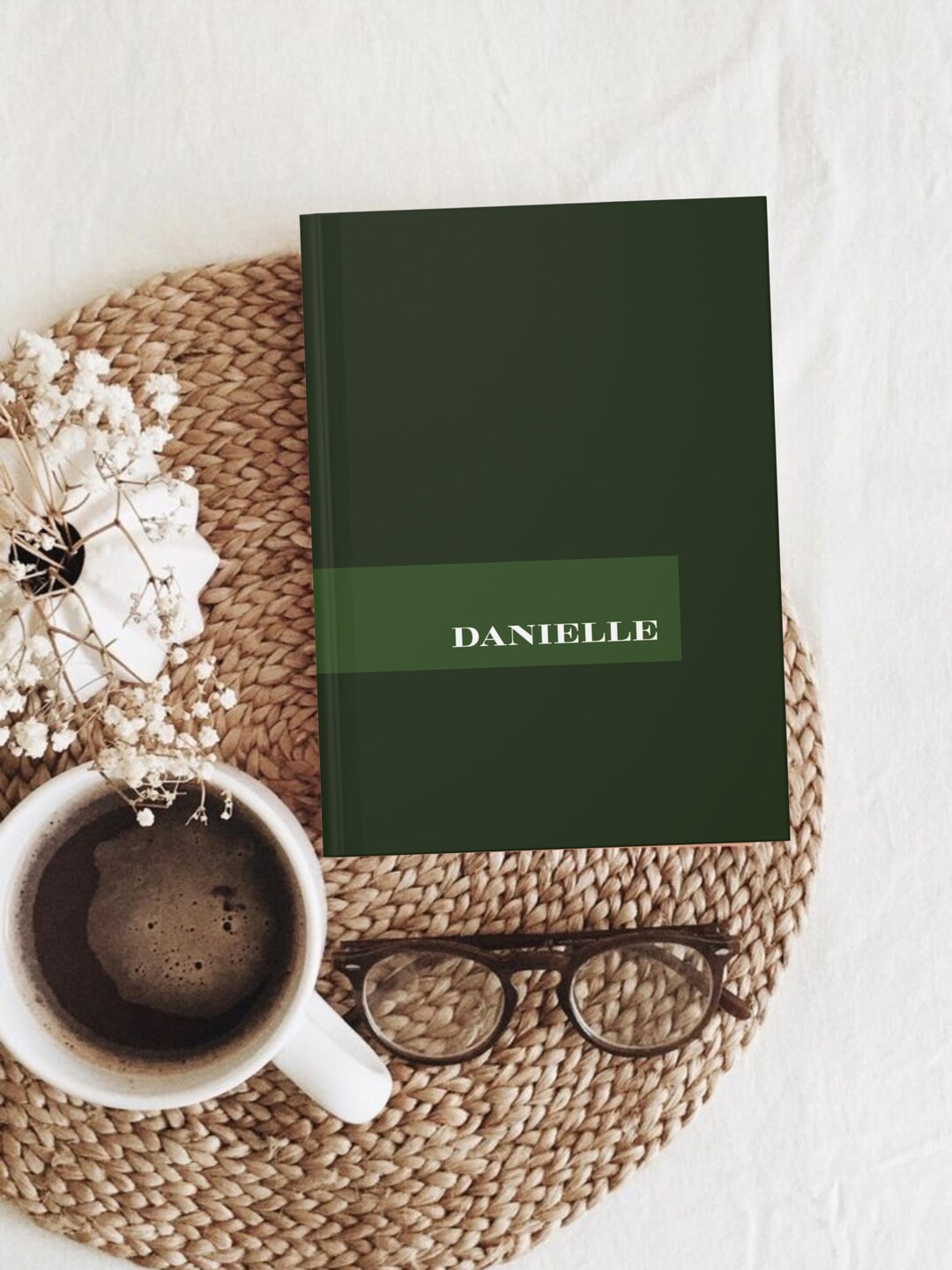Personalized Name Journal | Custom Notebook | Modern Hardcover Journal ...