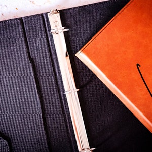 Custom Airbnb Welcome Binder, Personalized Leather Binder, 3-ring ...