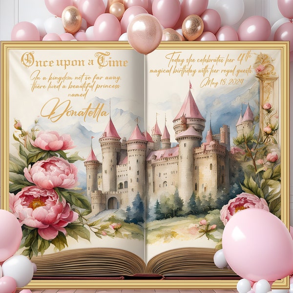 Princess Backdrop - Etsy