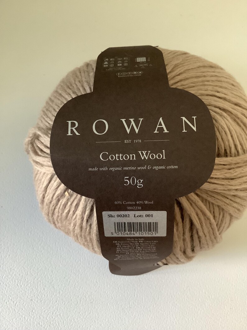 Rowan Cotton Wool Yarn - Etsy