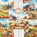 Fall Farm Backgrounds | Digital Paper | Autumn | Farm Scene | Pumpkins ...