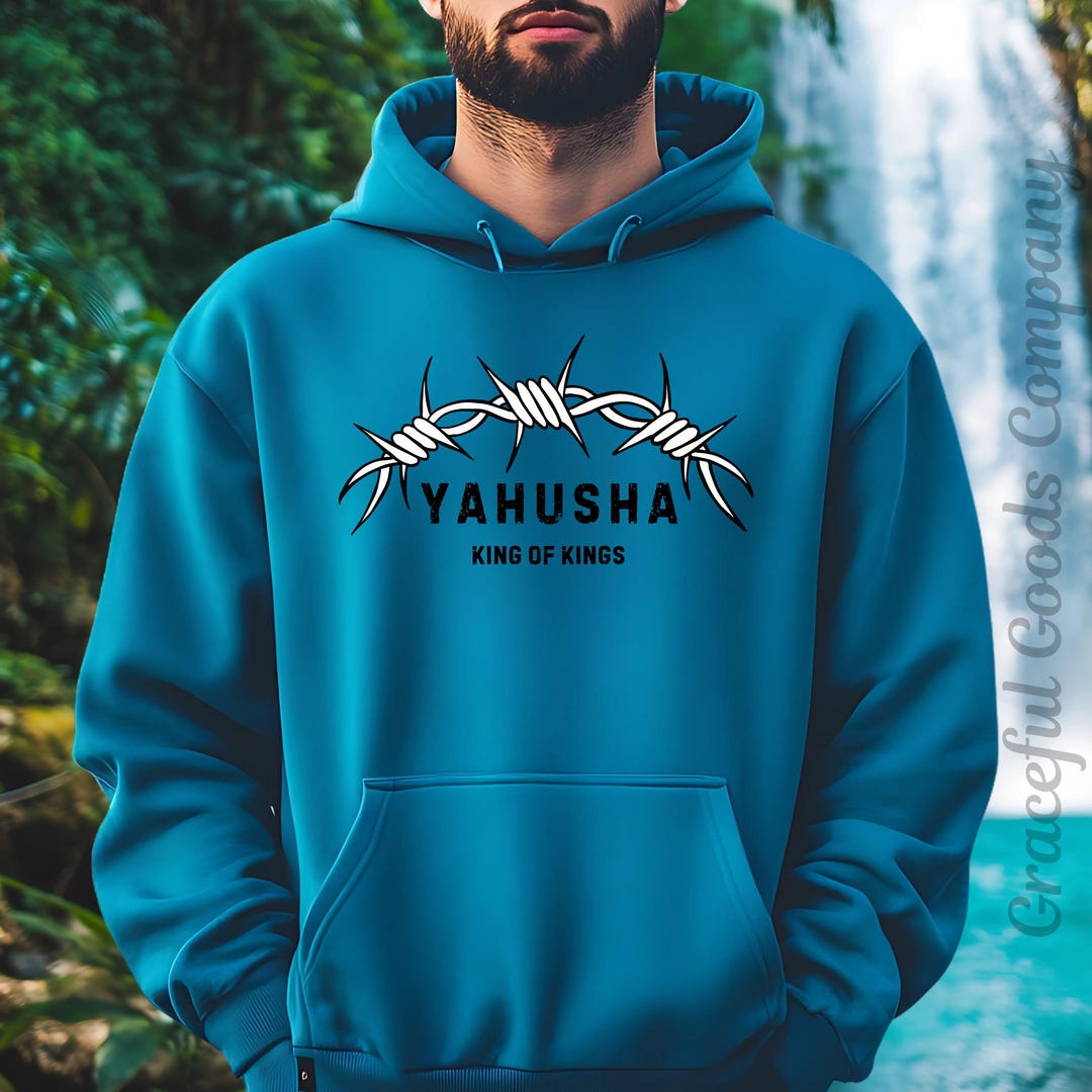 Faith Hoodie for Men, Jesus Saves Sweatshirt, Christian Sweater, Men's ...