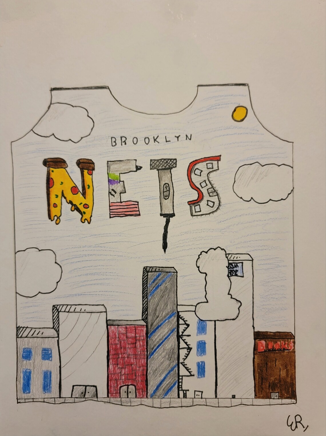 Lamelo Ball Art Basketball Drawing Portrait Kobe Bryant Brooklyn Nets ...