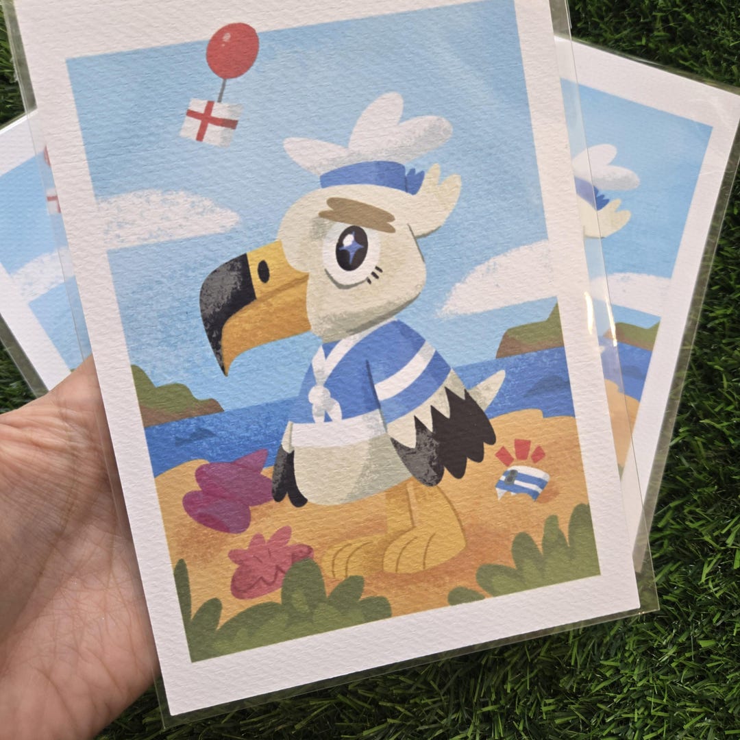 Gulliver Animal Crossing 5x7 Signed Fine Art Print - Etsy