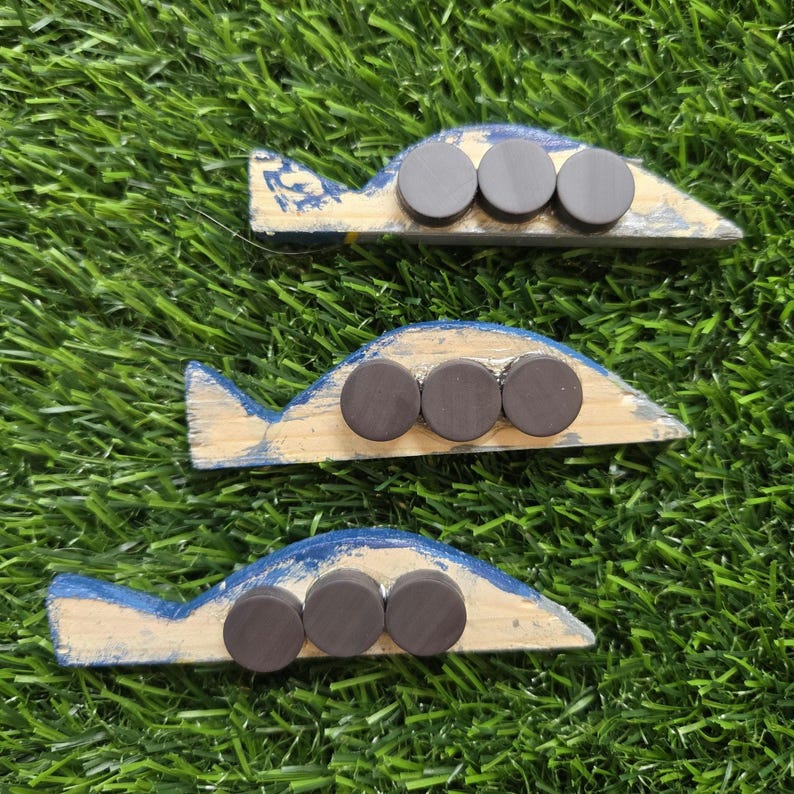 3 Silly Sardines Fish Themed Magnet Set - Etsy