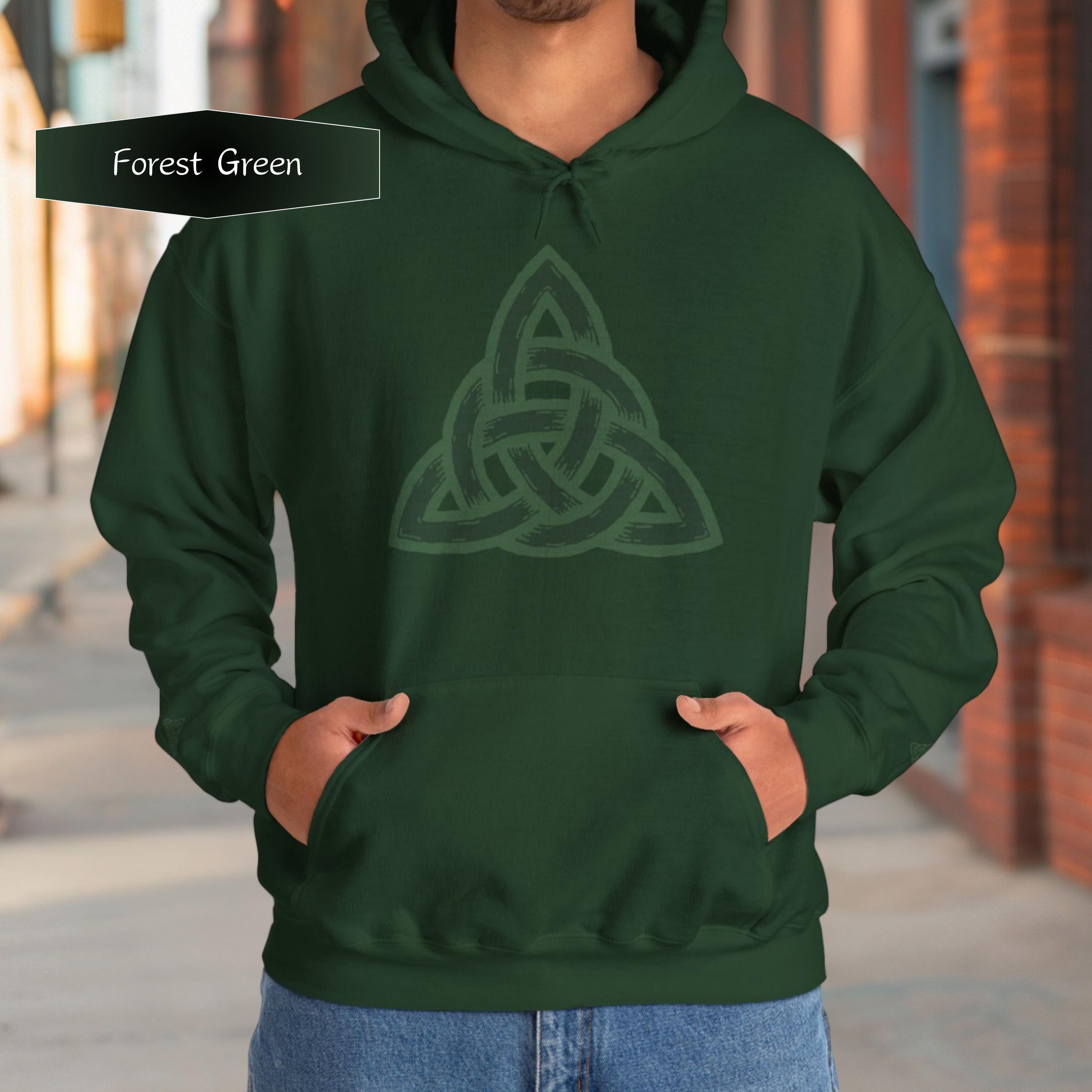 Celtic Trinity Knot Hoodie, Celtic Knot, Triquetra Symbol, Celtic ...