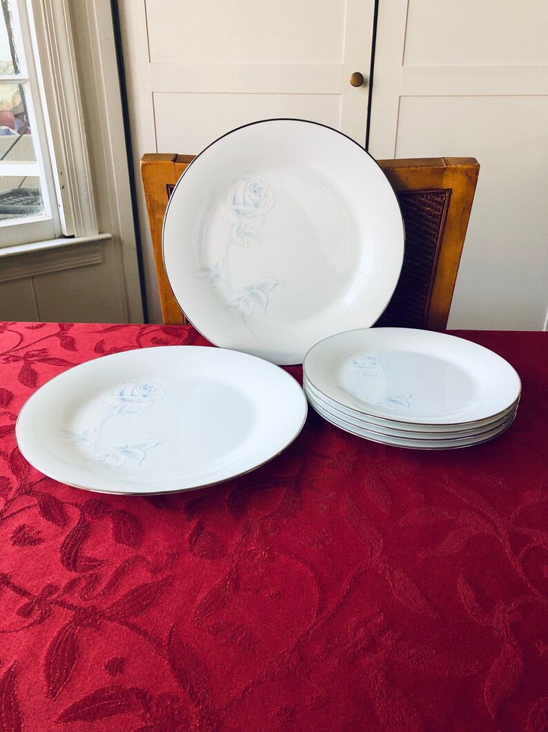 NORITAKE VIRTUE Fine China, Vintage 2934, Dinner & Salad lunch Plate ...