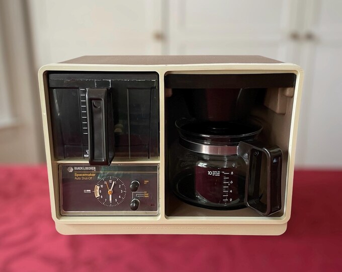Vintage Black & Decker Spacemaker Electric Coffee Maker, 1980, Retro ...