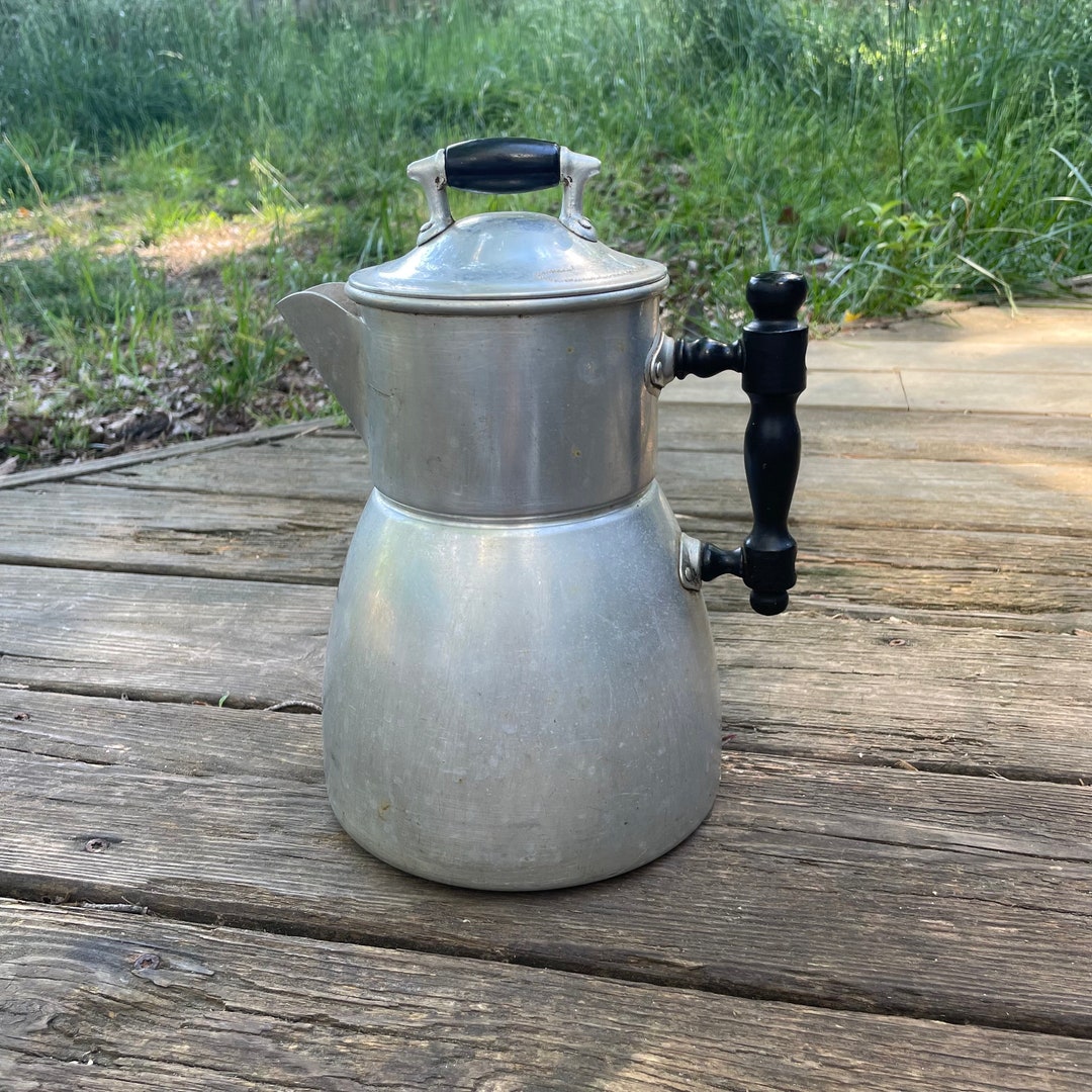 Antique Wear-ever Drip Coffee Maker, Patented 1903, Old Aluminum Metal ...