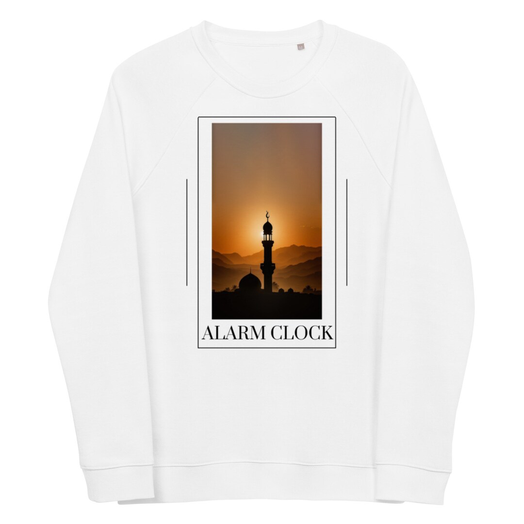 Alarm Clock, Fajr, Islamic, Designer, Men's, Women's, Unisex Organic ...