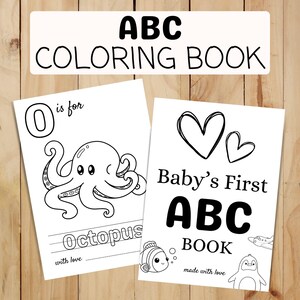 Baby's First ABC Book Coloring Pages Baby's First Alphabet Book Baby ...