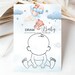 Draw the Baby Shower Game Bearly Wait Draw Baby Game Template Brown ...