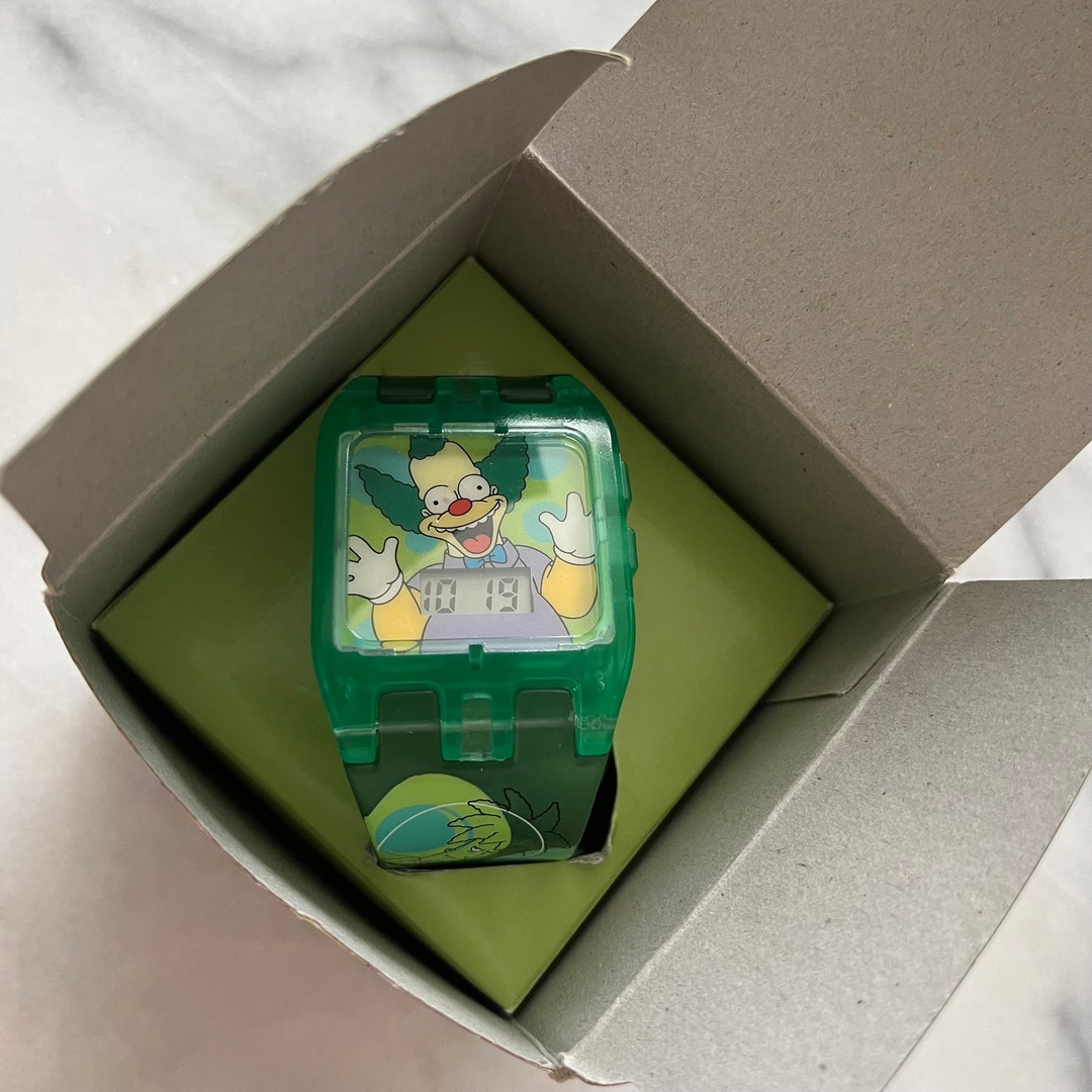 2002 the Simpson's Krusty the Clown Watch, New in Box, Official Talking ...