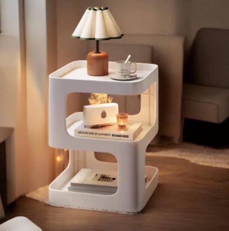 Modern Multi-functional Side Table - Etsy Australia
