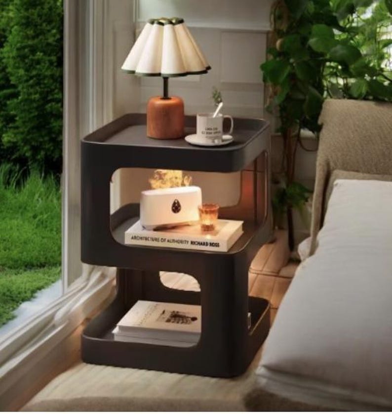 Modern Multi-functional Side Table - Etsy Australia
