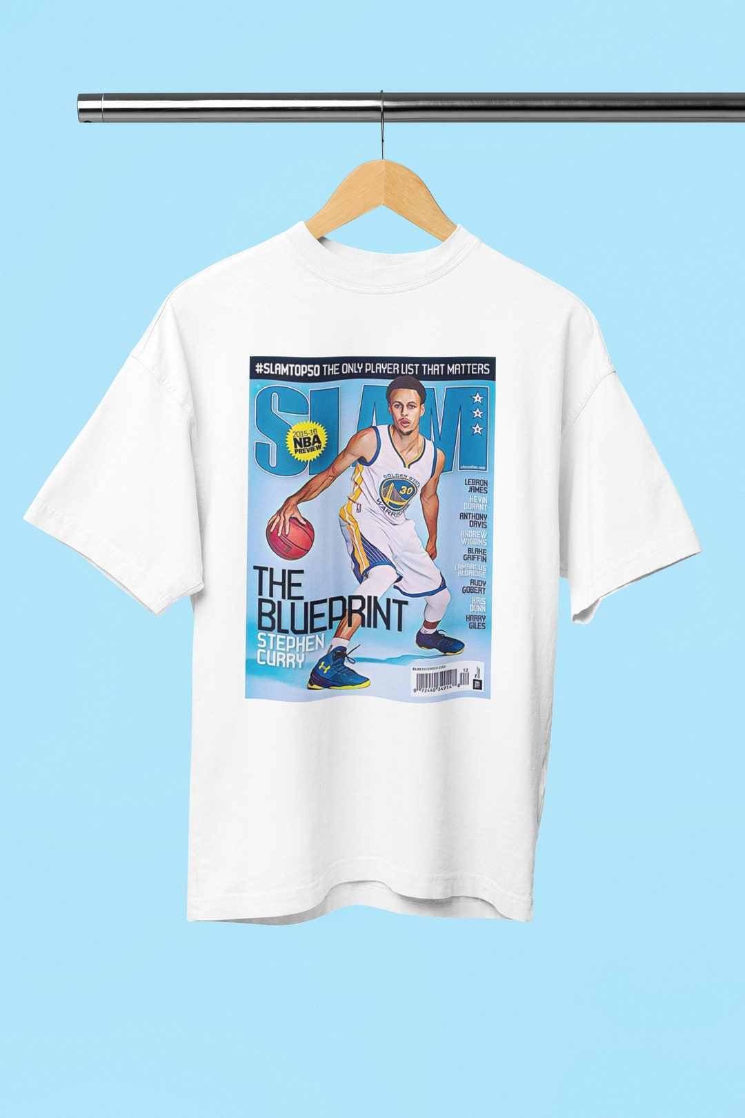 Steph Curry, SLAM Magazine, Basketball, Graphic Tee, Golden State ...