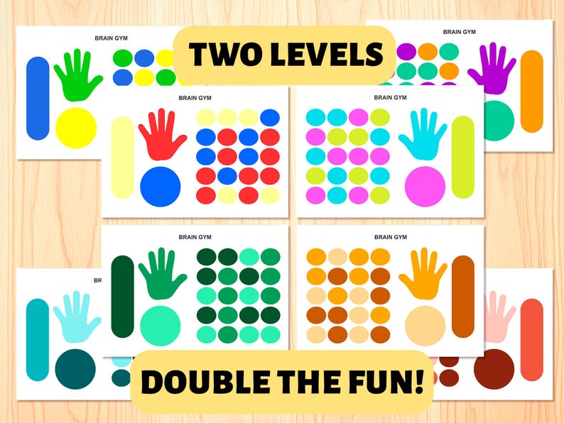 Brain Gym Activity Sheets: Kids Motor Skills Exercises (PDF Download ...