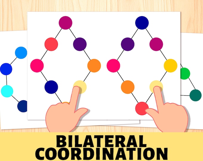 Bilateral Coordination Pointing Game: OT Visual Motor Activity (PDF) - Etsy