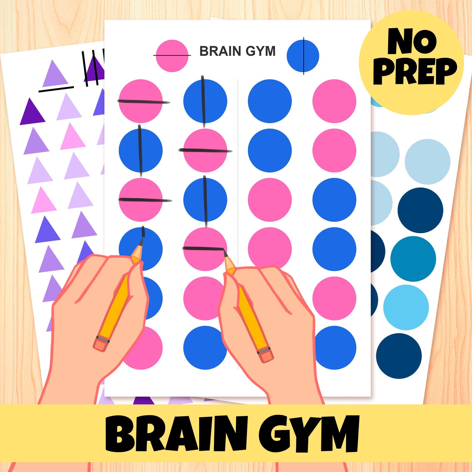 Brain Gym Exercises PDF: Kids Cognitive & Motor Skills Activity ...