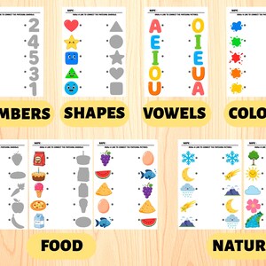 Printable Shadow Matching Worksheet: Preschool Learning Activity (PDF ...