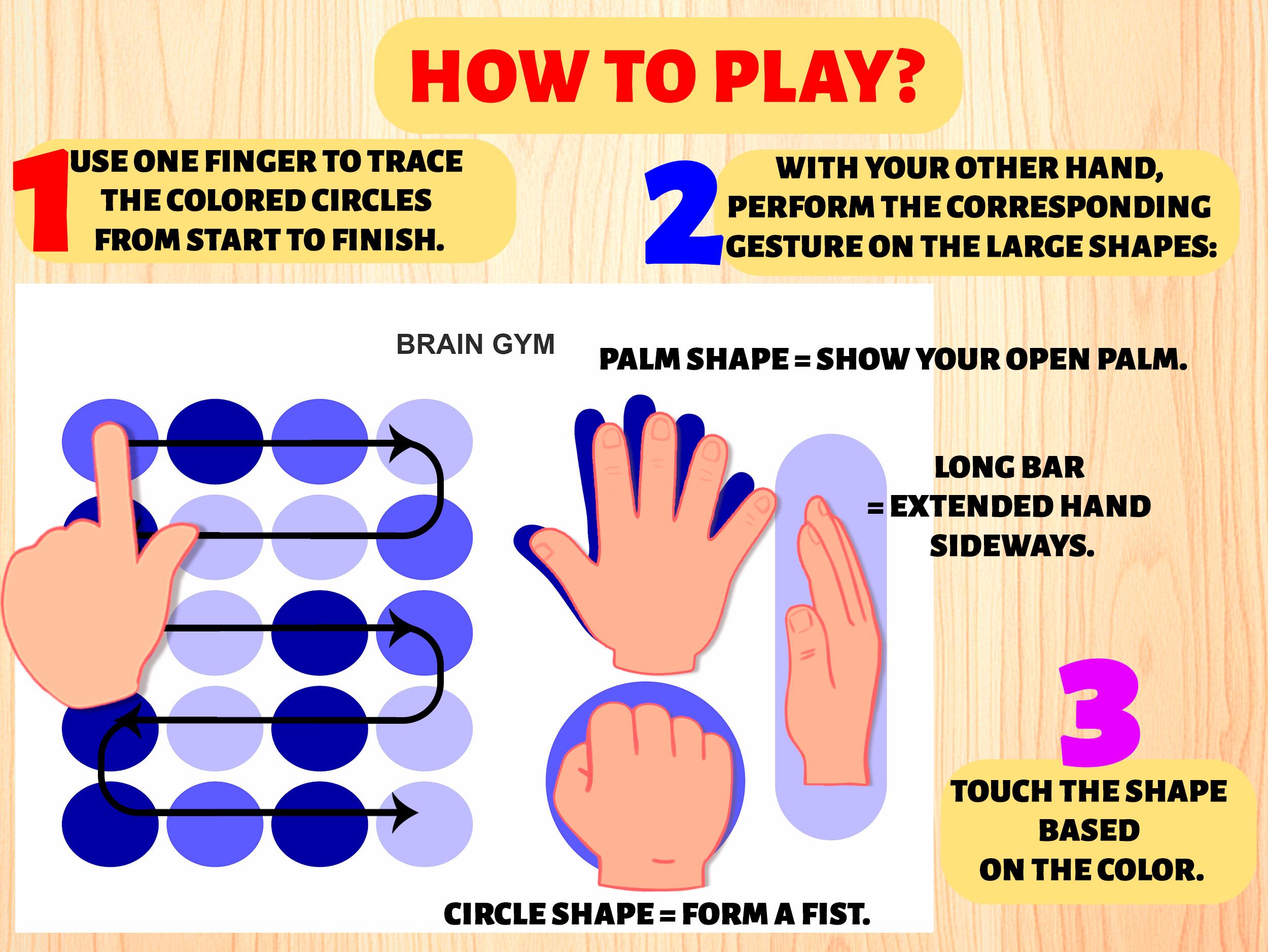 Brain Gym Activity Sheets: Kids Motor Skills Exercises (PDF Download ...