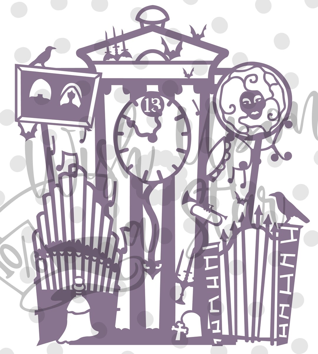 Phantom Manor Facade | NBC | Happy Haunts | 999 Ghosts | Haunted ...