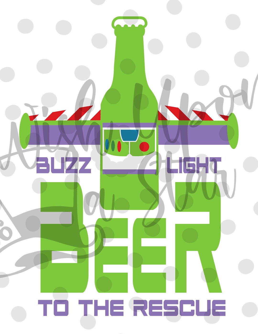 Buzz Light Beer | Toy Story | EPCOT | Buzz Lightyear | Drinking Around the World | Digital File ...