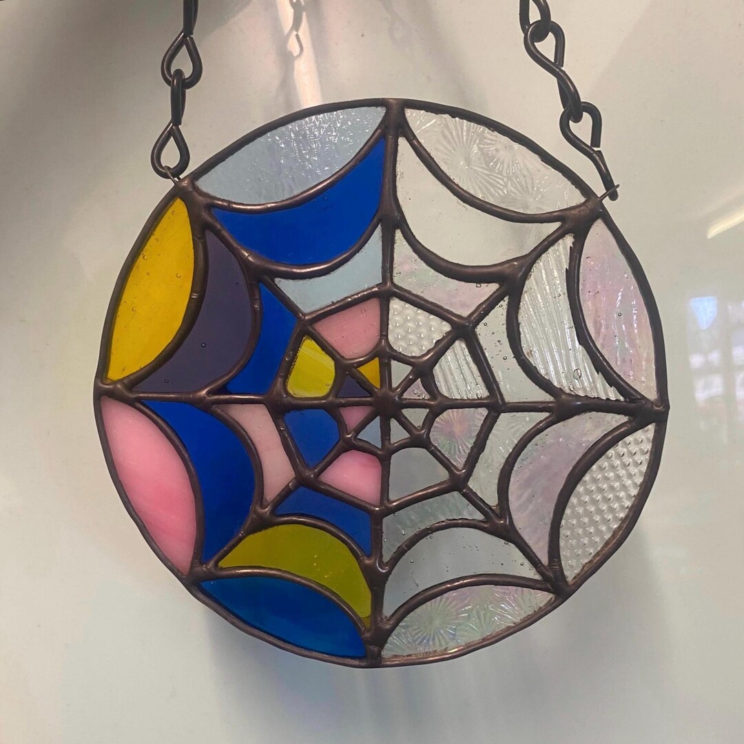 Stained Glass Suncatcher Inspired by Wednesday Addams / Enid in ...