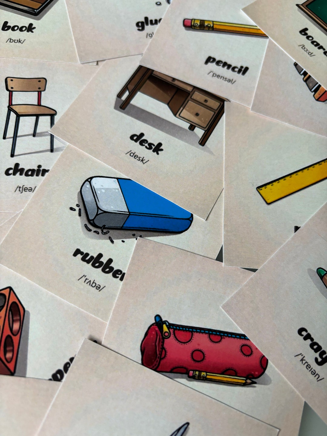 School Printable Memory Game | Memory Spiel | Matching Game | Teaching ...