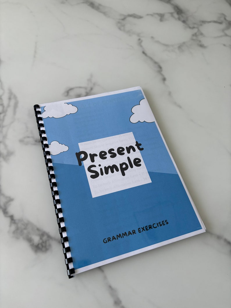 English Tenses, Posters, Charts, Worksheets, Present Simple, Printable ...