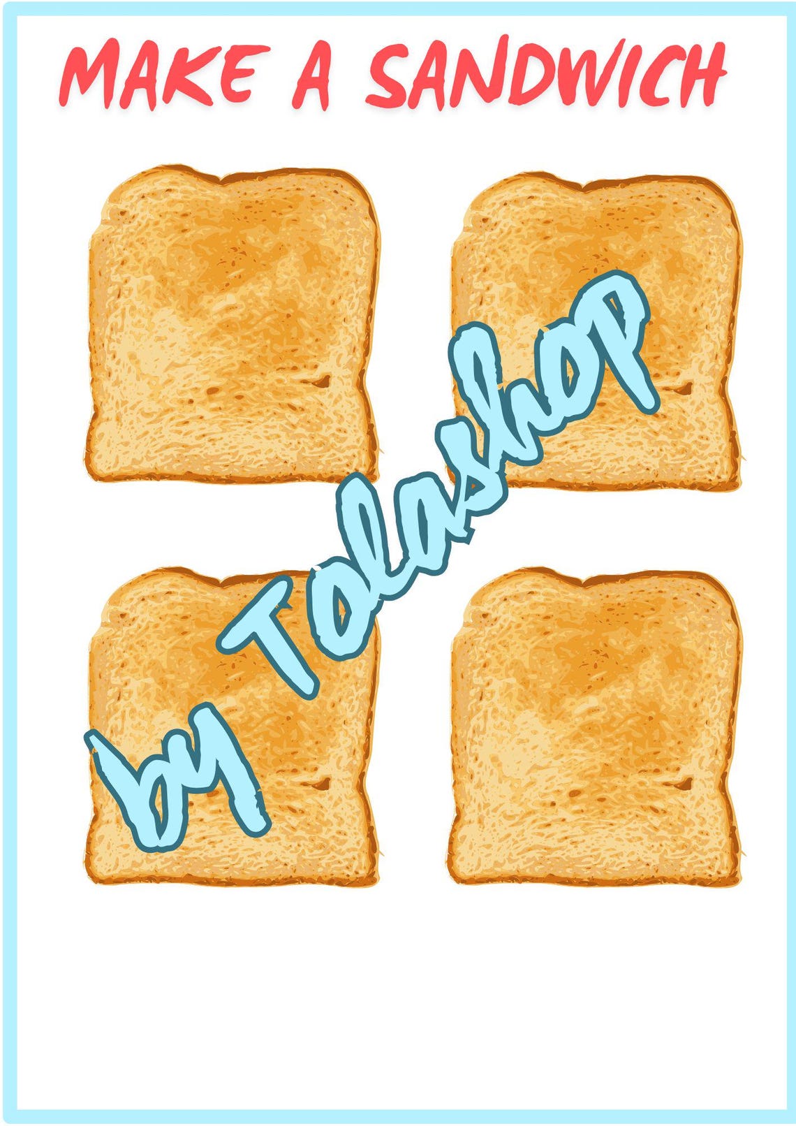 Make a Sandwich Preschool Homeschool Life Skill Activity Kids DIY Busy ...