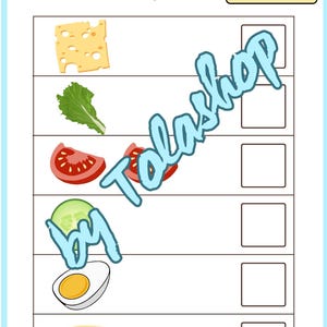 Make a Sandwich Preschool Homeschool Life Skill Activity Kids DIY Busy ...