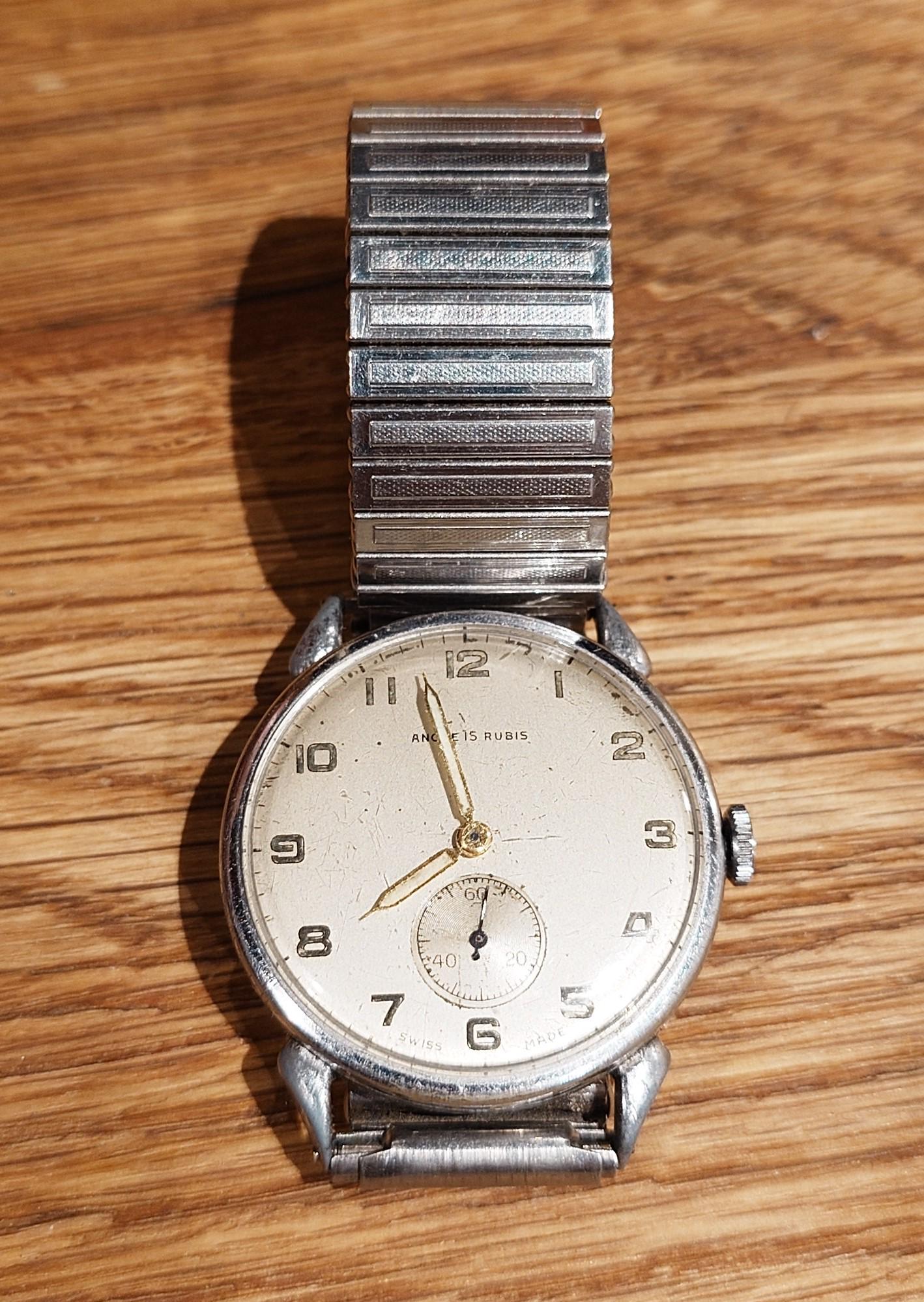 Ancre 15 Rubis Vintage Watch Mechanical - Etsy
