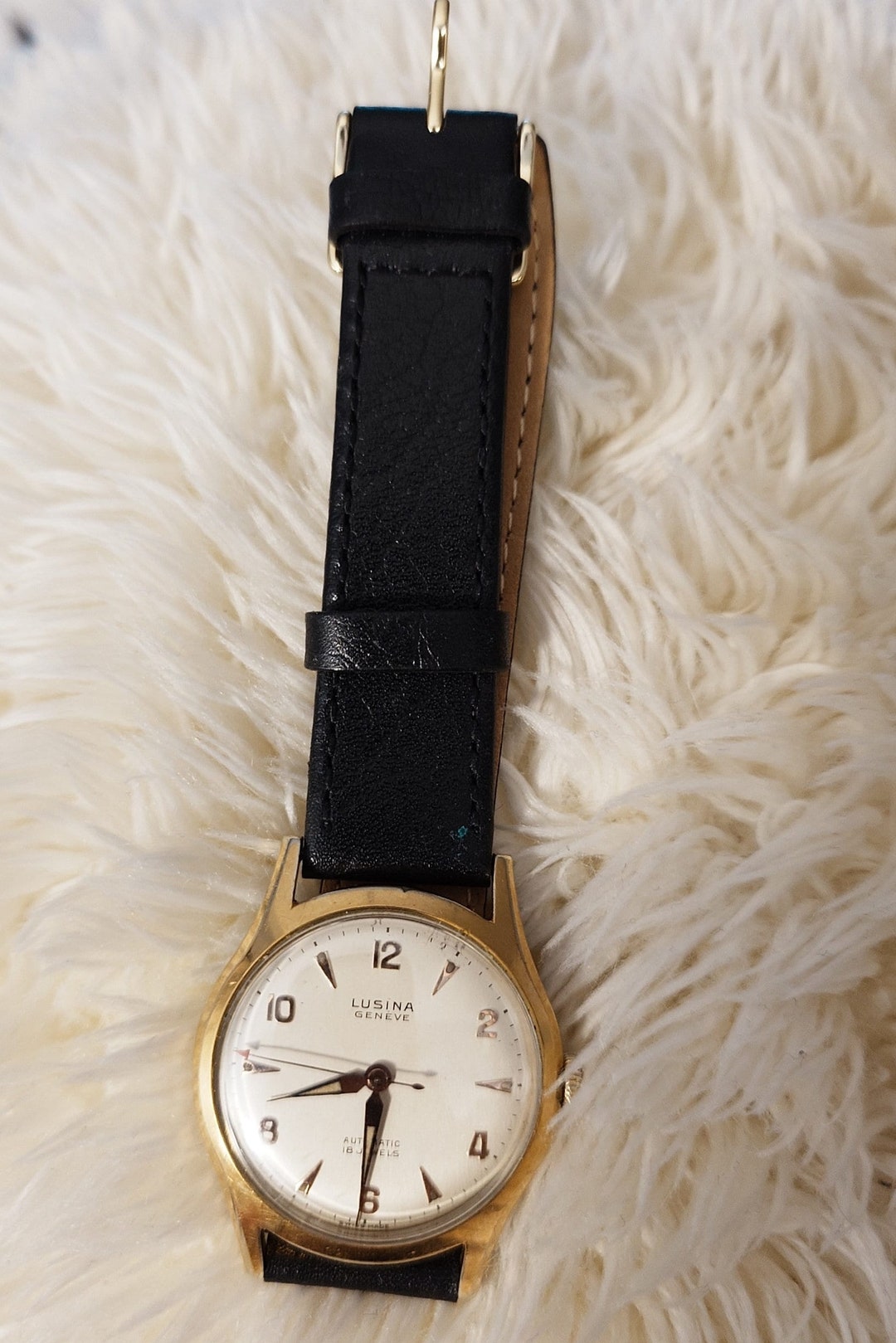 Rare Genuine Lusina Geneve Automatic - Etsy