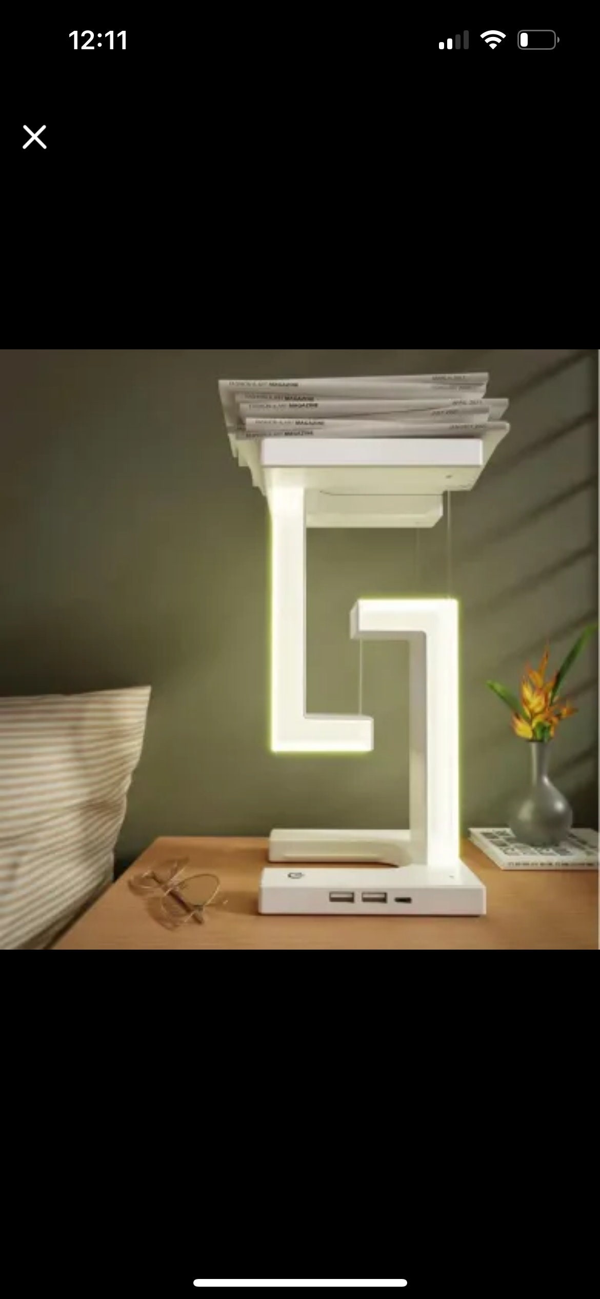 Wireless Charging Balance Lamp Floating Suspension LED Table Lamp for ...