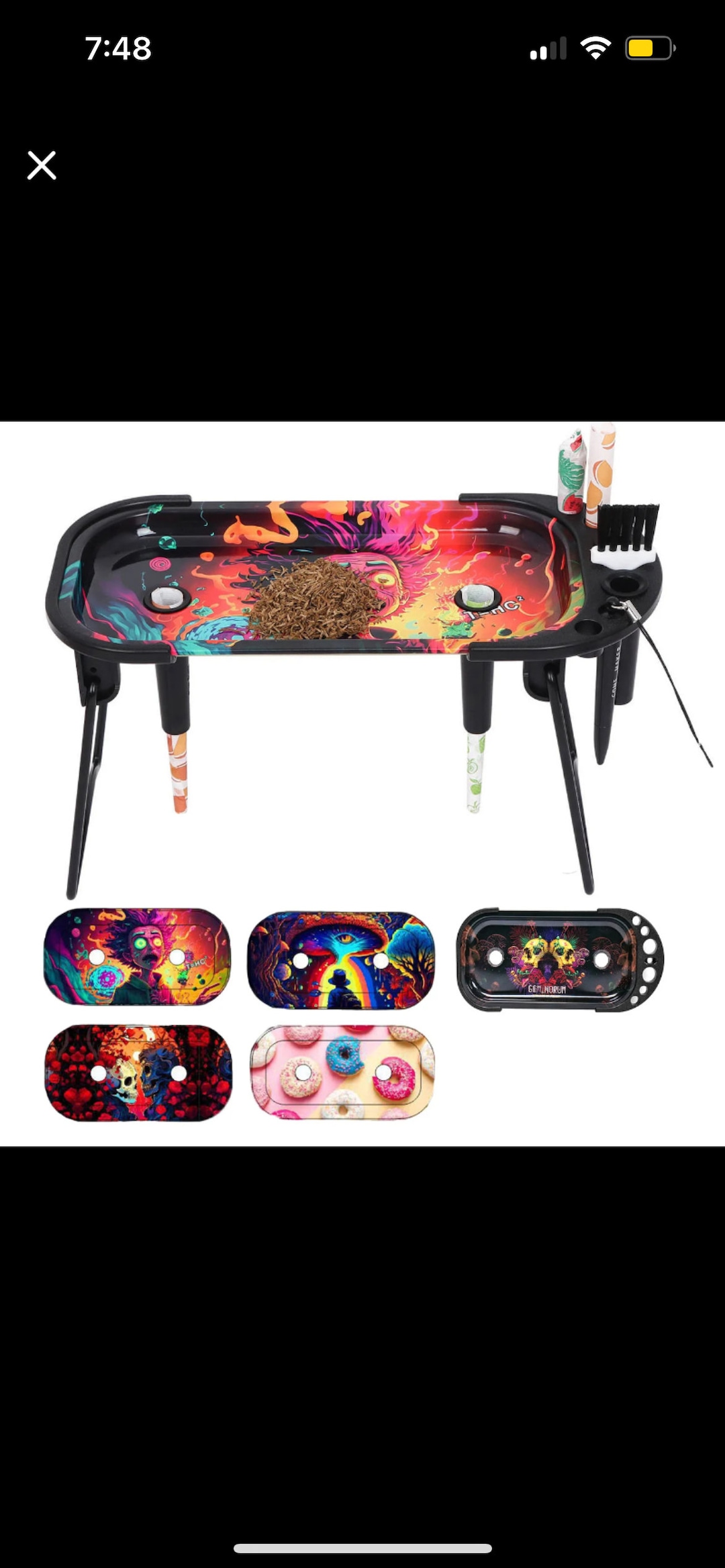 Premium Metal Rolling Tray & Cone Loader: Effortless Pre-roll Filler ...